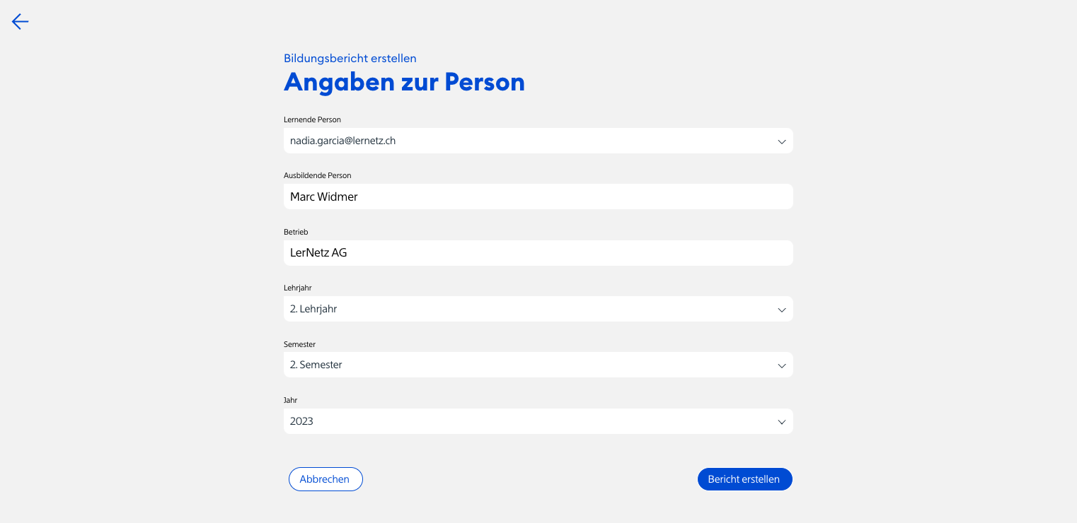 2.8 Rédiger un rapport de formation – Berufscockpit